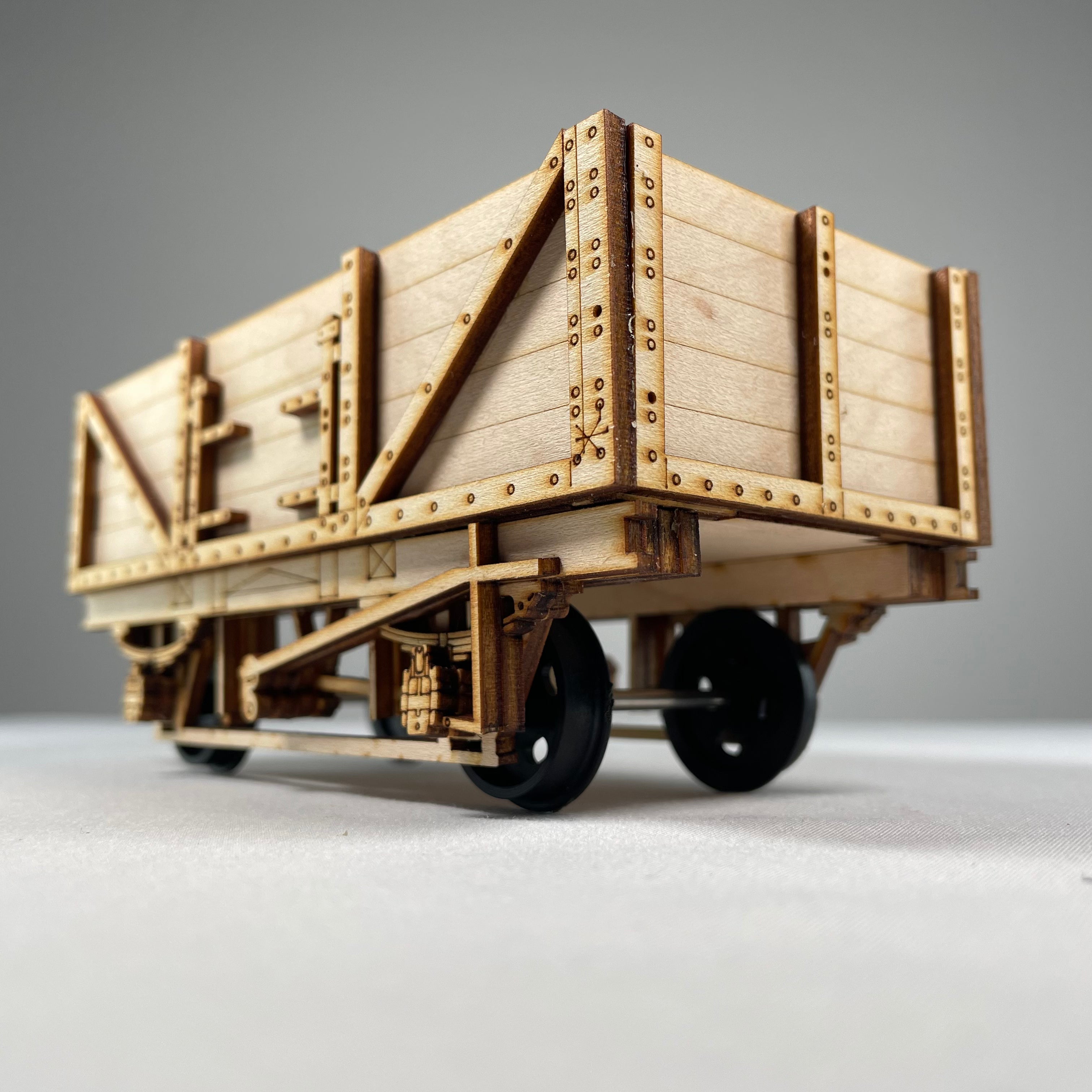 Railway Train Wagon - Flat Pack Model Kit by Curious Rabbit ® | Curious ...