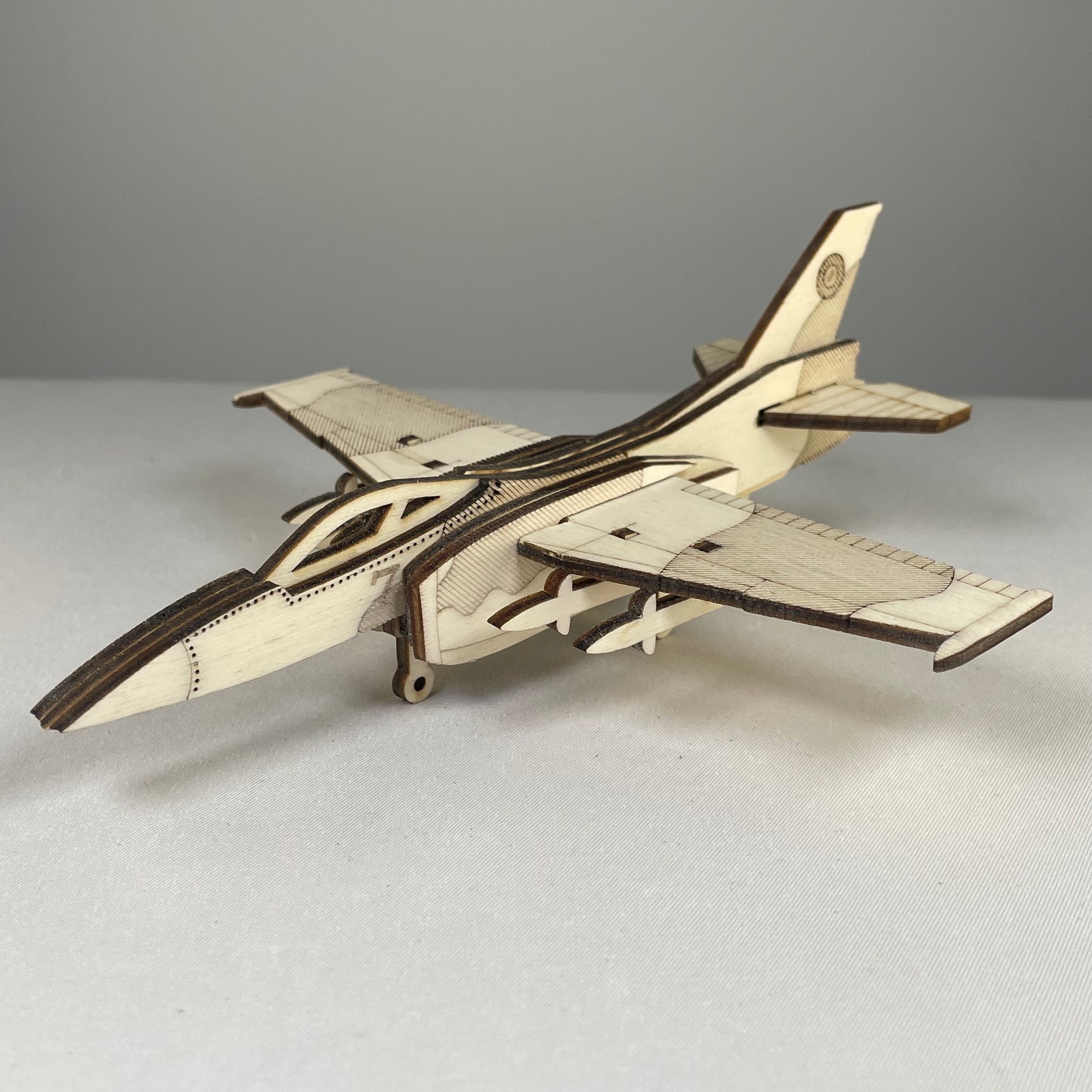 Jet Puzzle - Flat Pack Model Kit by Curious Rabbit ® | Curious Rabbit